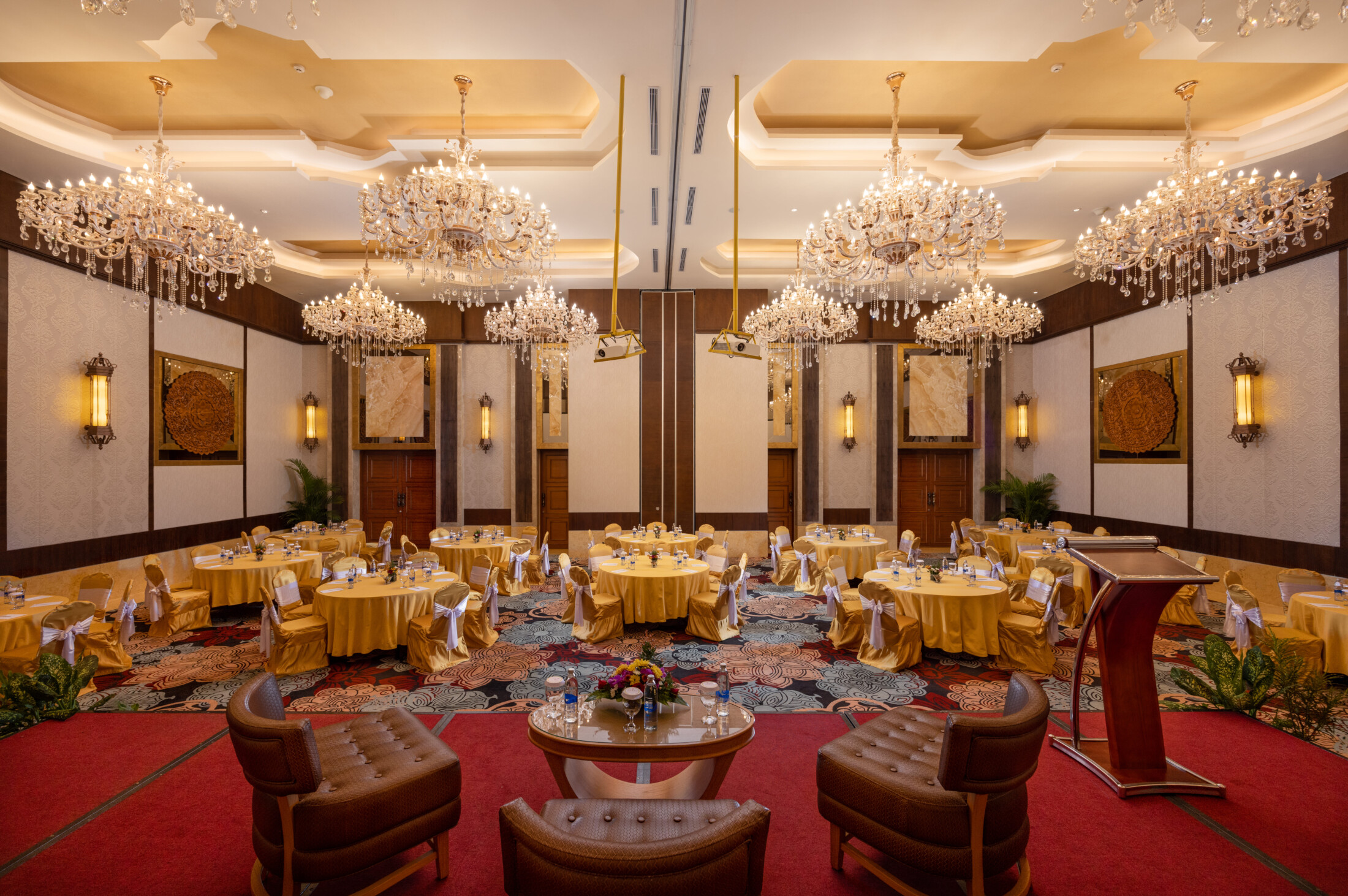 Largest Ballroom for Gala Dinner | SereS Springs Resort & Spa